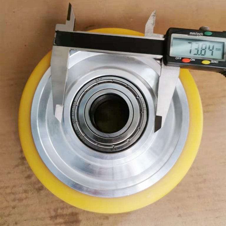 Bánh xe nâng 150x50 - Bánh cân bằng PU - MRPU.VN